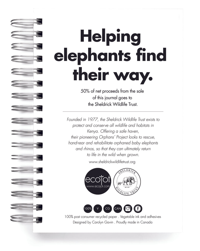 Elephant Love Jumbo Journal and Planner set – ecojotstore